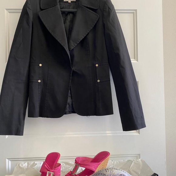 DECJUBA | Jackets & Coats | Fiesta Chaqueta Black Shoes Rose Mask Bye ...